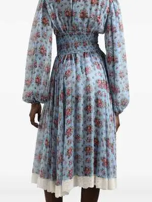 Dolce & Gabbana Floral Silk Dress