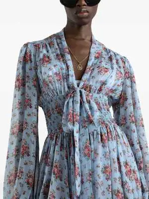 Dolce & Gabbana Floral Silk Dress