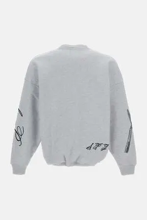 Jacquemus Le Sweatshirt Ane Embroidered Crewneck Sweatshirt