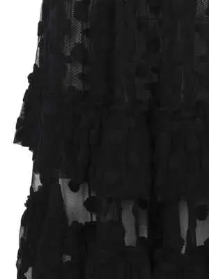 Dries Van Noten Polka Dot Ruffled Midi Dress