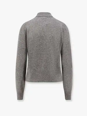 TOTEME Cashmere Turtleneck Sweater With Side Slits - Multicolor