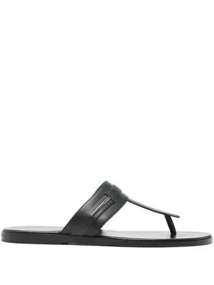 TOM FORD Smooth Leather T-sandals - Black