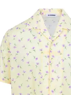JIL SANDER Short-sleeved Shirt With Floral Print