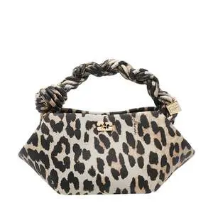 GANNI Mini Leopard Print Bag - Multicolor