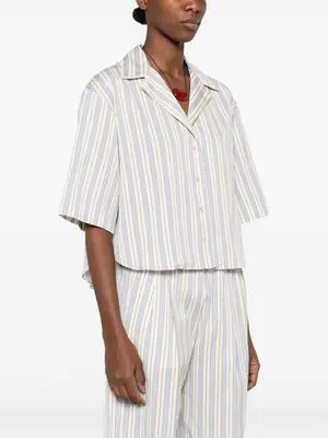 FORTE_FORTE Striped Shirt - Multicolor