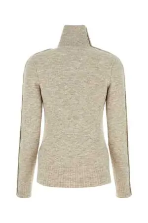Isabel Marant Étoile Melange Sand Nylon Blend Malo Sweater - Brown