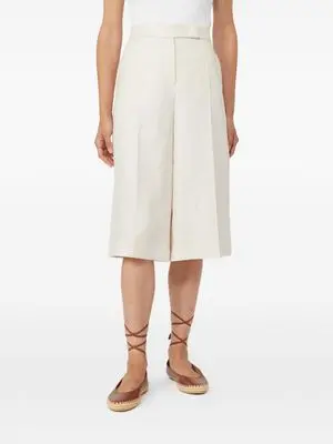 Max Mara Linen Tailored Trousers - Multicolor