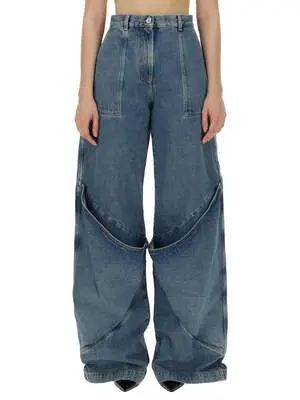 The Attico Slim Leg Jeans For Women