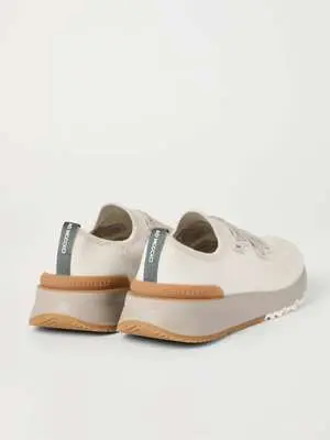 Brunello Cucinelli Knit Lace-up Sneakers