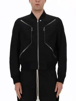 Rick Owens Heizer Flight Jacket - Black
