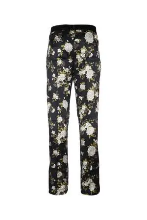 TOM FORD Hendrix Floral On Stretch Silk Satin Pj Pants