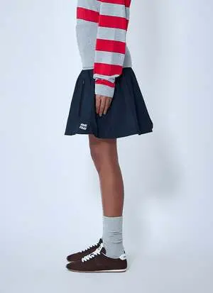 Miu Miu Gathered Mini Skirt