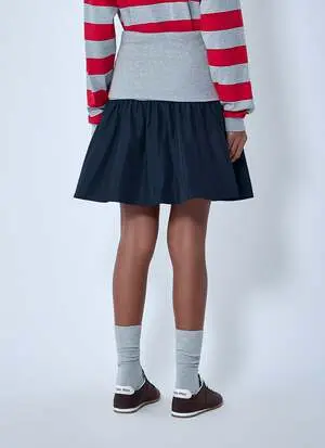 Miu Miu Gathered Mini Skirt