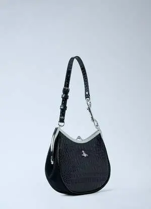 VIVIENNE WESTWOOD Charm Frame Shoulder Bag - Black