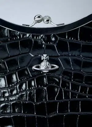 VIVIENNE WESTWOOD Charm Frame Shoulder Bag - Black