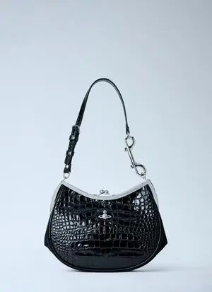 VIVIENNE WESTWOOD Charm Frame Shoulder Bag - Black