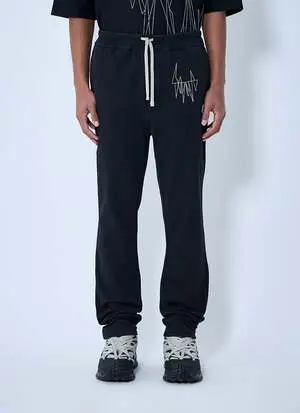 Moncler Rick Owens Elasticated Waist Drawstring Pants - Black