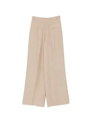 FAY Beige Cotton Trousers