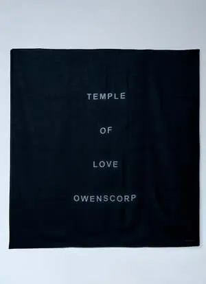 Rick Owens Printed Cotton Scarf