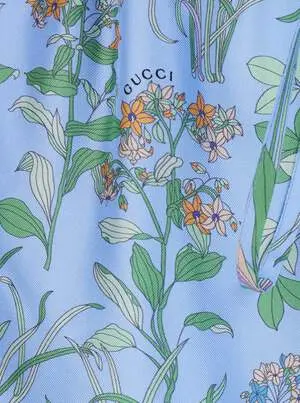 Gucci Printed Silk Shorts