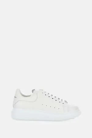 Alexander McQueen Oversized Sole Leather Sneakers
