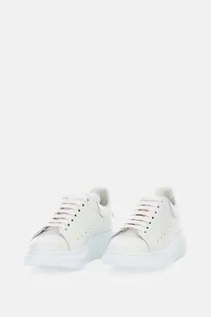 Alexander McQueen Oversized Sole Leather Sneakers