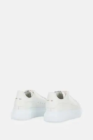 Alexander McQueen Oversized Sole Leather Sneakers