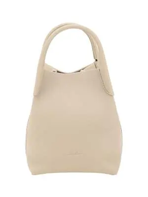 LORO PIANA Loro Piana Small Bale Bucket Bag In Grained Leather
