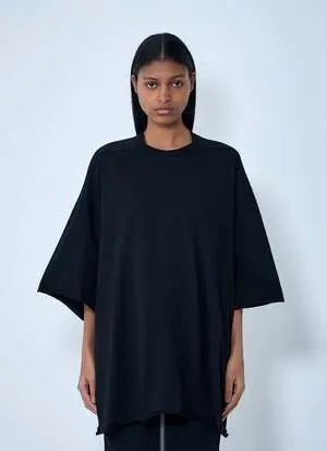 Rick Owens Tommy Oversized Cotton T-shirt - Black