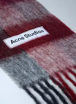 Acne Studios Wool-blend Fringed Scarf