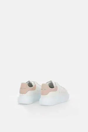 Alexander McQueen Smooth Calfskin Sneakers With Contrast Heel Tab