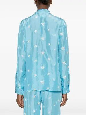 FORTE_FORTE Embroidered Silk Shirt - Multicolor