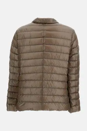 Herno Quilted Down Jacket With Pointed Collar - Multicolor