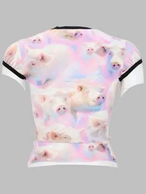 DIESEL® Printed Slim Fit T-shirt - Multicolor
