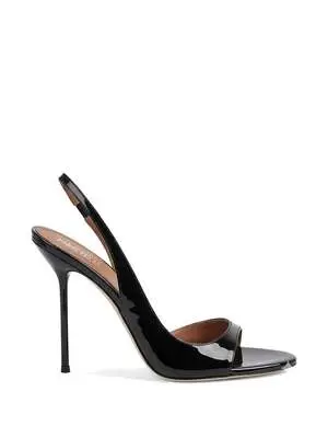 Paris Texas Slingback Stiletto Pumps - Black