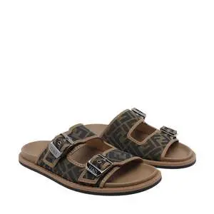 Fendi Ff Logo Sandals