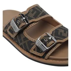 Fendi Ff Logo Sandals