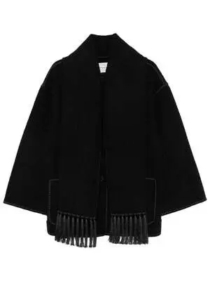 TOTEME Wool Blend Jacket With Scarf Detail