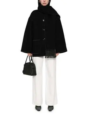 TOTEME Wool Blend Jacket With Scarf Detail