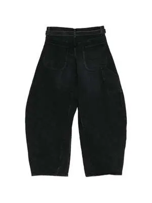 Sacai Wide-leg Denim Jeans - Multicolor