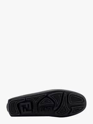 Fendi Leather And Canvas Loafers - Multicolor
