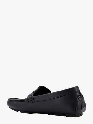 Fendi Leather And Canvas Loafers - Multicolor