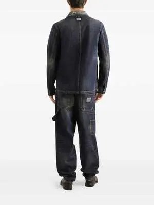 Dolce & Gabbana Jeans With Logo Plaque - Blue