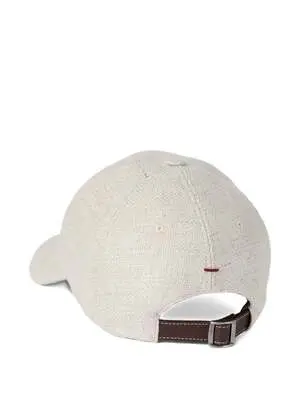 Brunello Cucinelli Baseball Cap With Embroidered Logo - Multicolor
