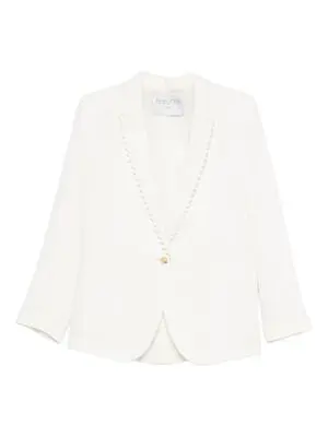 FORTE_FORTE Linen Single-breasted Jacket - Multicolor
