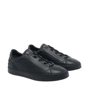 TOD'S Suede Lace-up Sneakers - Black