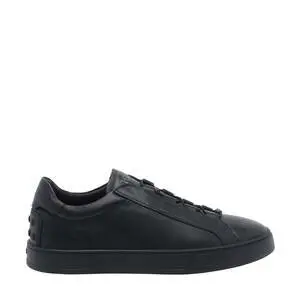 TOD'S Suede Lace-up Sneakers - Black