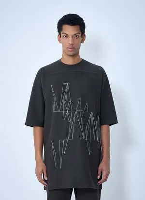 Moncler Rick Owens Jumbo T-shirt - Gray
