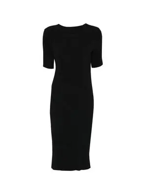 Issey Miyake Pleated Midi Dress - Multicolor