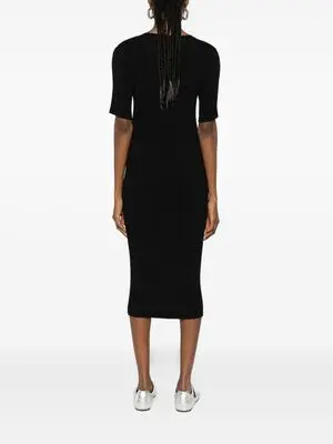 Issey Miyake Pleated Midi Dress - Multicolor